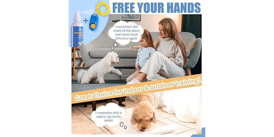 Dog Potty Training Anti-Pee Spray 2 Pack