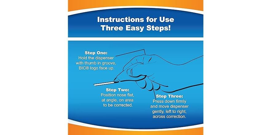 BIC White-Out EZ Correct Tape 4-Count
