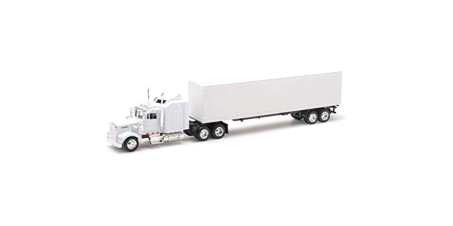 White 18 Wheeler Toy Truck
