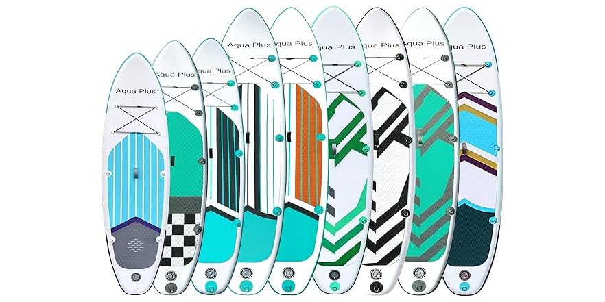 Aqua Plus Inflatable SUP - 10'6"x33"x6" Chess