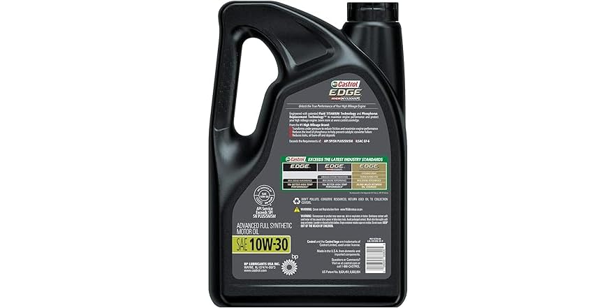 Castrol Edge 10W-30 Synthetic Motor Oil