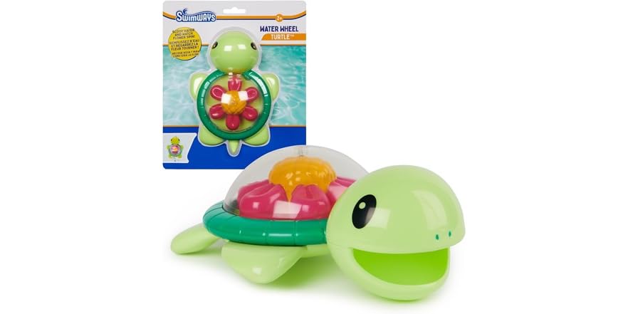 SwimWays Water Wheel Turtle Pool Toy