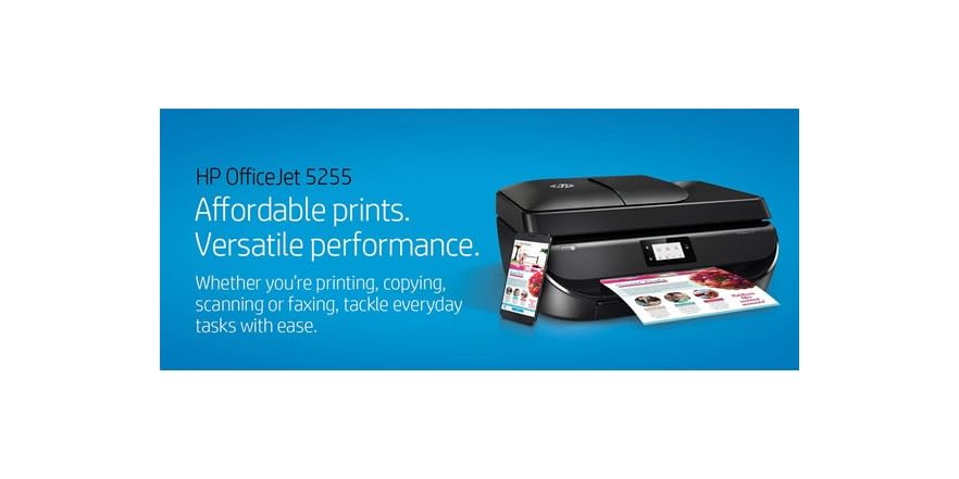HP OfficeJet 5255 Wireless AIO Printer