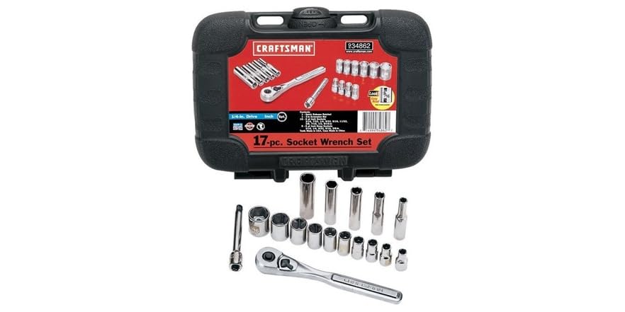 Craftsman 17-Piece Socket Wrench Set