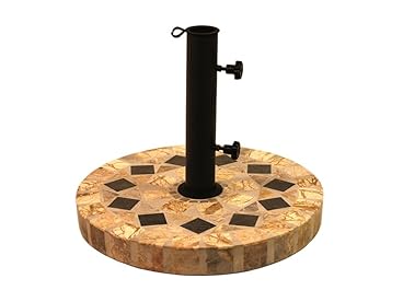 Tumbled Marble Umbrella Base