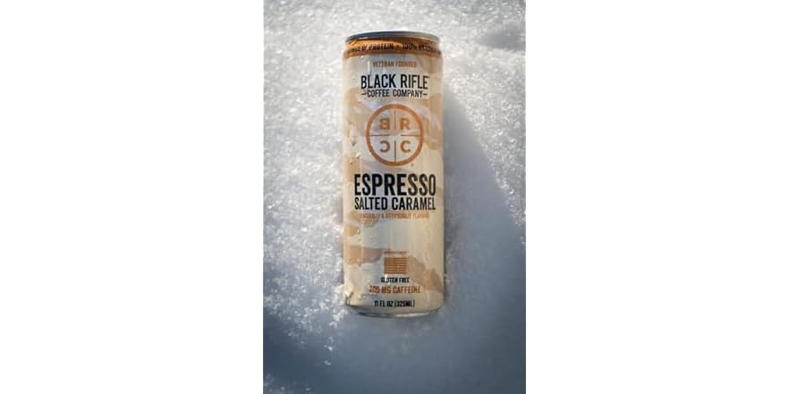 (12 Pack) Black Rifle Coffee RTD Salted Caramel Espresso, 11 Fl Oz