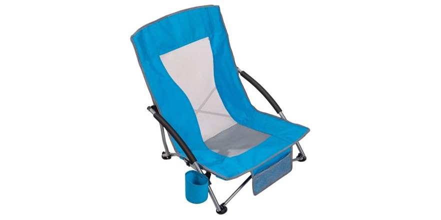 AsterOutdoor Low Sling Beach Chair Folding (Open Box)