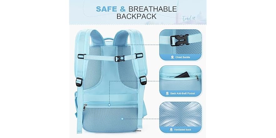 Maelstrom Travel Backpack for Women & Men