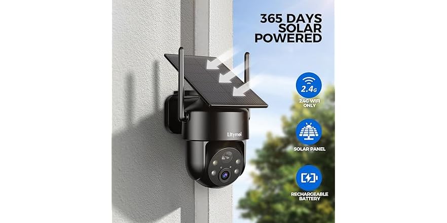 LITYMOL 2K 2.4g WiFi Security Cameras (Open Box)