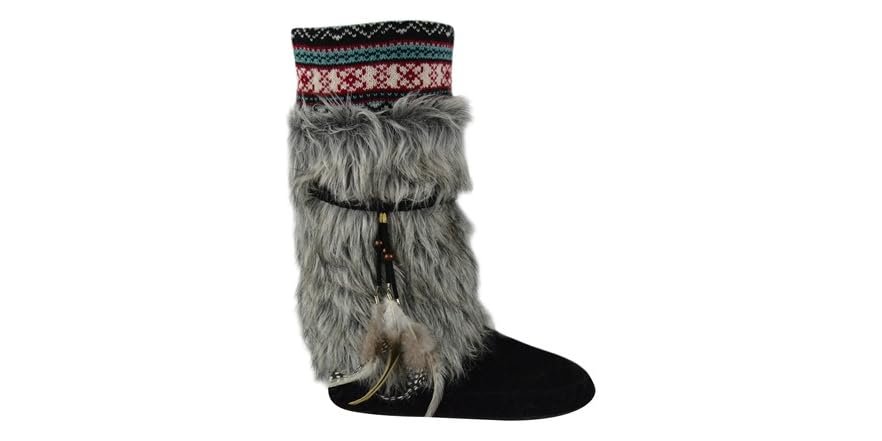 MUK LUKS ® Women's Elana Faux Fur Boot, Grey