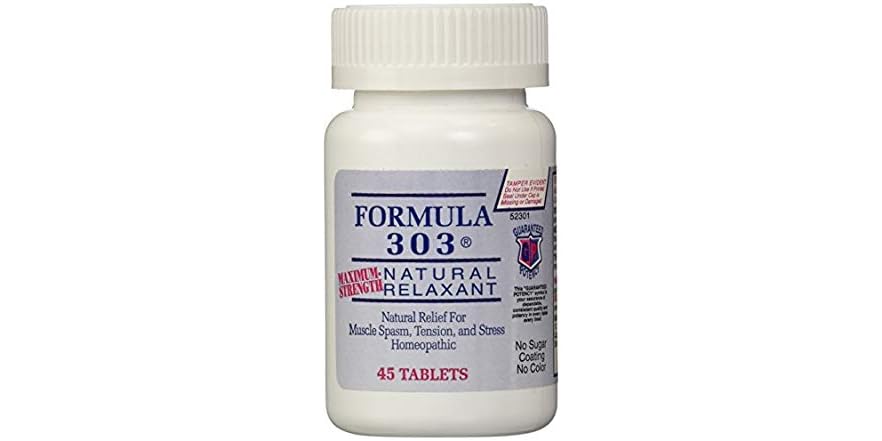 Formula 303 Natural Relaxant Tablets