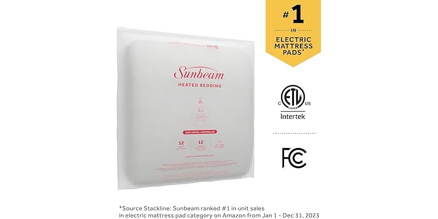 Sunbeam Water Resistant Mattress Pad