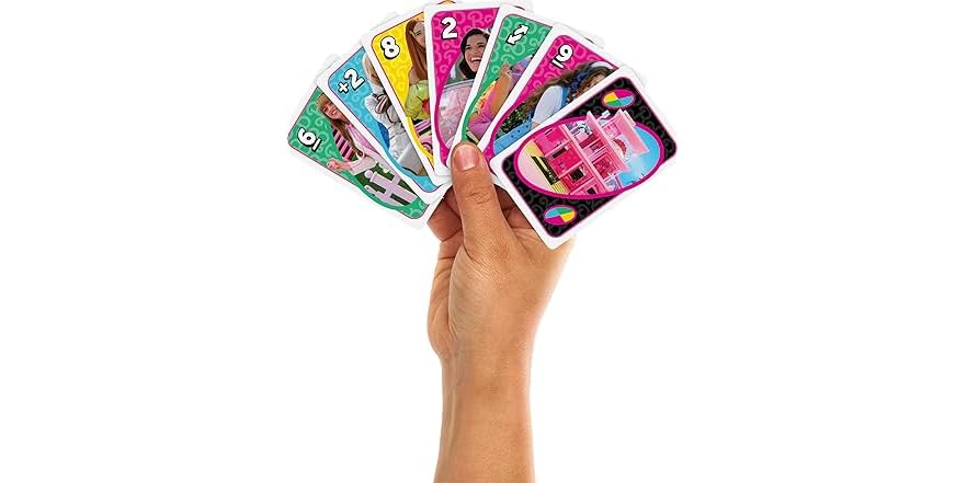 Mattel Games UNO Barbie The Movie Card