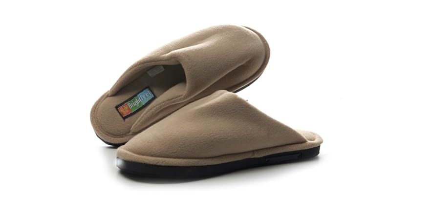 Brightfeet Lighted Slippers Adult - Beige