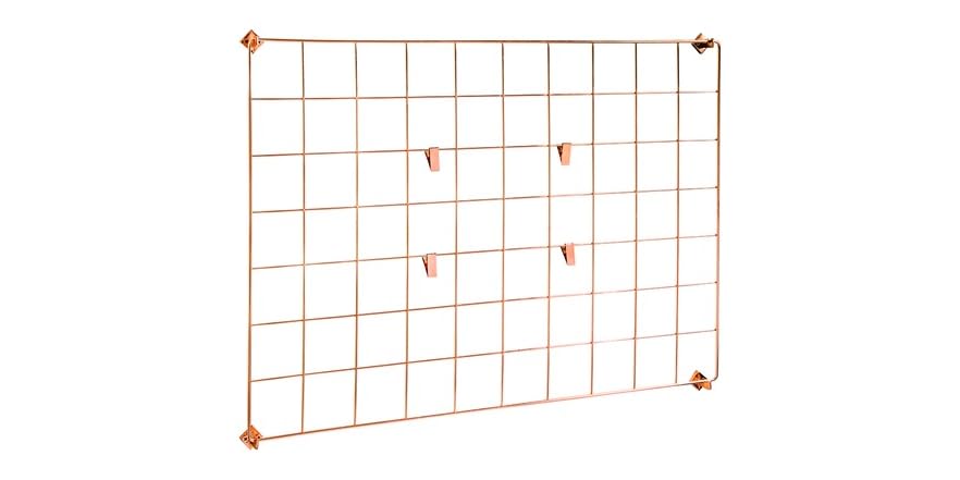 Honey-Can-Do Copper Grid Wall