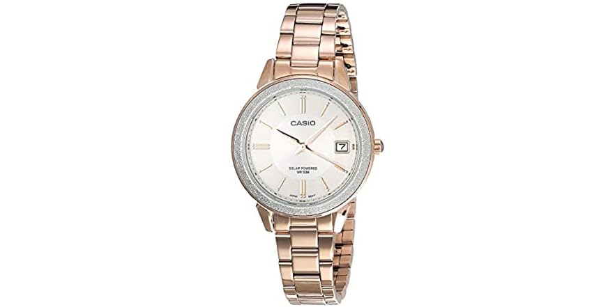 Casio Women's Solar Powered Quartz Watch