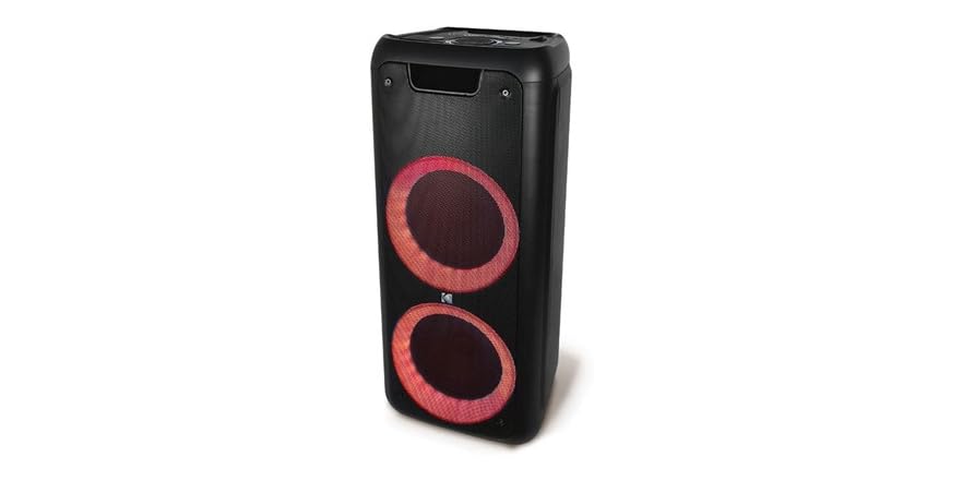 KODAK 6.5" Double-Woofer Party Tower Speaker