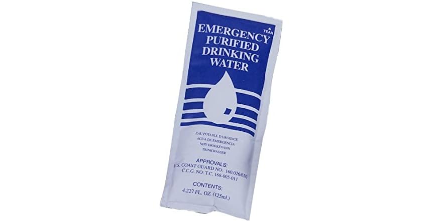 SOS Emergency Water Pouches Survival Kit