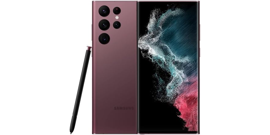 (NEW) Samsung Galaxy S22 ULTRA Smartphone (Factory Unlocked) (Open Box)