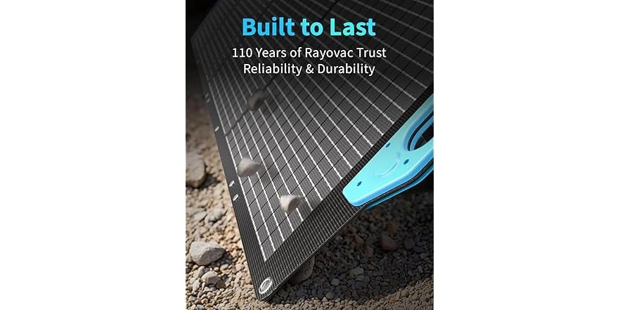 Rayovac Sun Snare 200-Watt Foldable Solar Panel