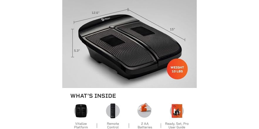 LifePro Vitalize Plus Heated Foot Massager Machine