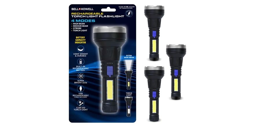 Rechargeable Torchlight Flashlight