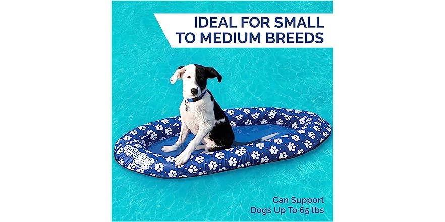 SwimWays Paddle Paws Spring Dog Float