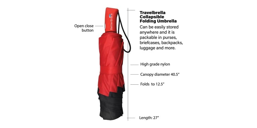 Better Brella 34" Collapsible Umbrella