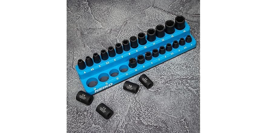 NEIKO Magnetic Socket Holder, 1/4” Drive
