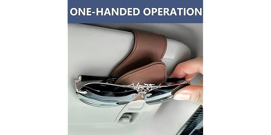 Tesla Cybertruck Sunglass Holder Brown