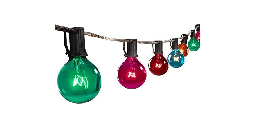 Brightown 50Ft Globe Patio String Lights