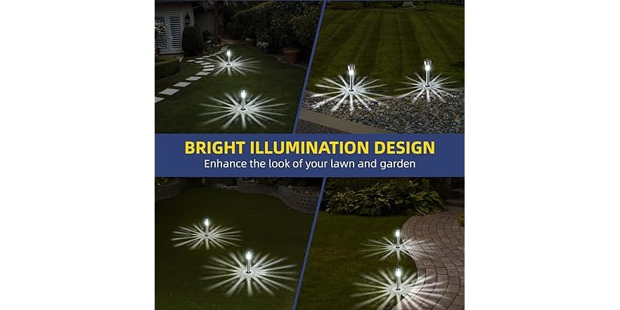 12 Pack LED Solar Lights Outdoor Waterproof