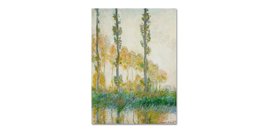Monet The Three Trees in Autumn