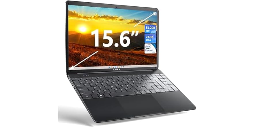 SGIN SGIN Laptop 24GB RAM 1024GB SSD, 15.6 Inch Windows (Open Box)