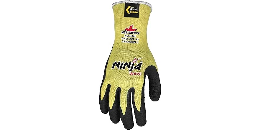 MCR Safety Ninja Wave N96930 Work Gloves, Small