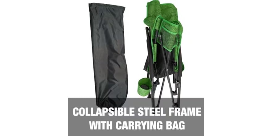 Collapsible Green Beach Chair