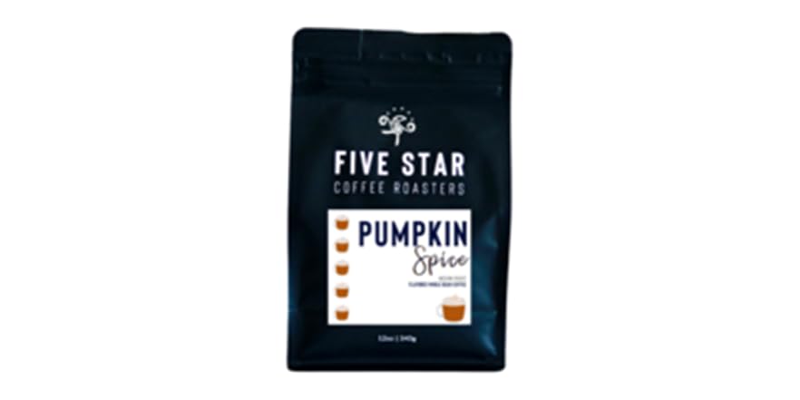 (3 Pack) Five Star Coffee Whole Bean Fall Flavors