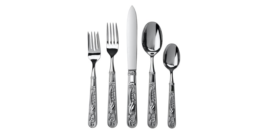 Ricci 18/10 5Pc Flatware Set - Primavera