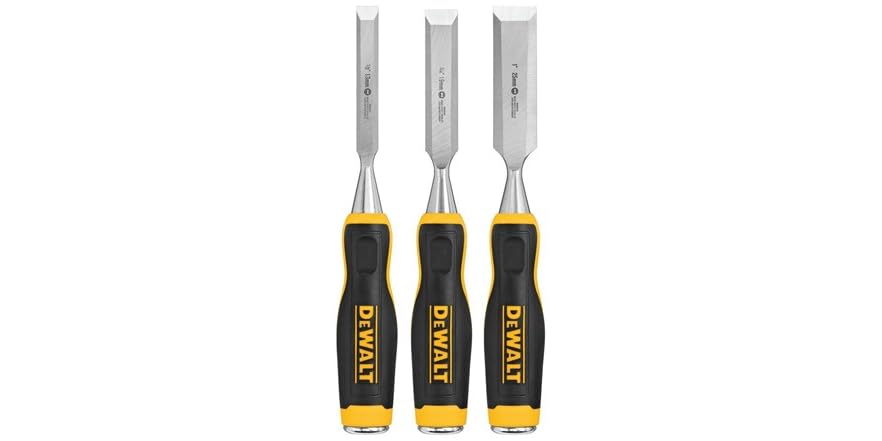 DeWALT 3-Piece Pro Wood Chisel Set