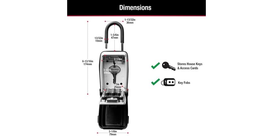 Master Lock Set Your Own Combination Lock Box