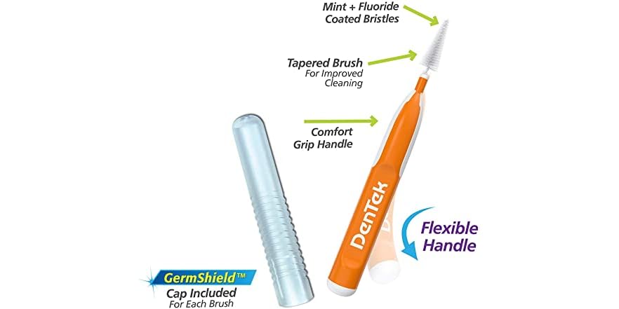 DenTek Easy Brush Interdental Cleaners Mint, 16ct