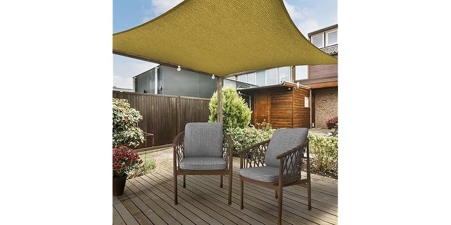 Asteroutdoor Rectangle Sun Shade Sail
