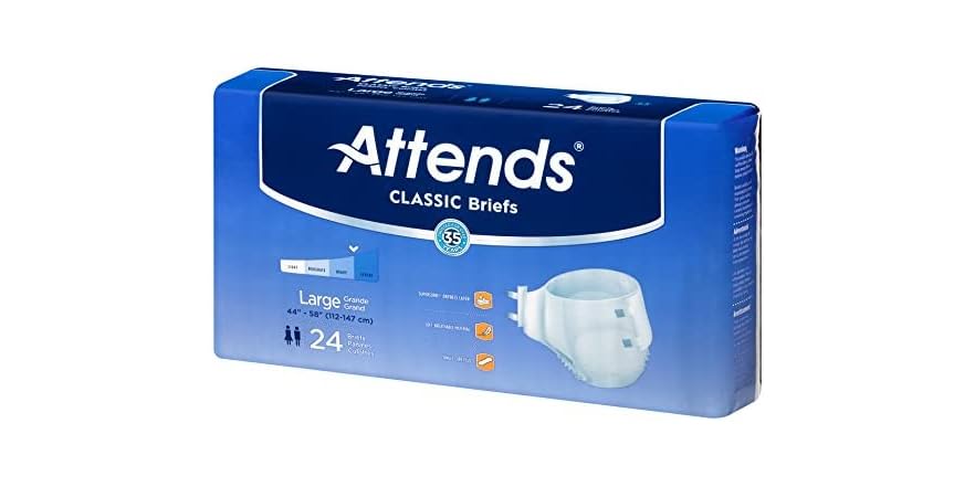 Attends Classic Briefs w/ Dry-Lock Technology