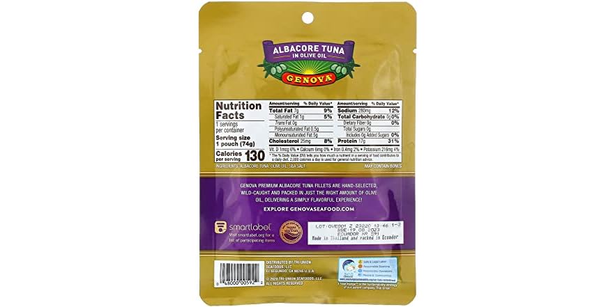 Genova Albacore Tuna 2.6oz 12 Pack