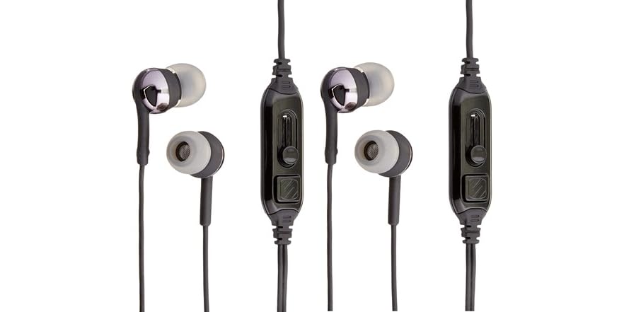 Scosche Noise Isolation Earbuds - 2 Pack