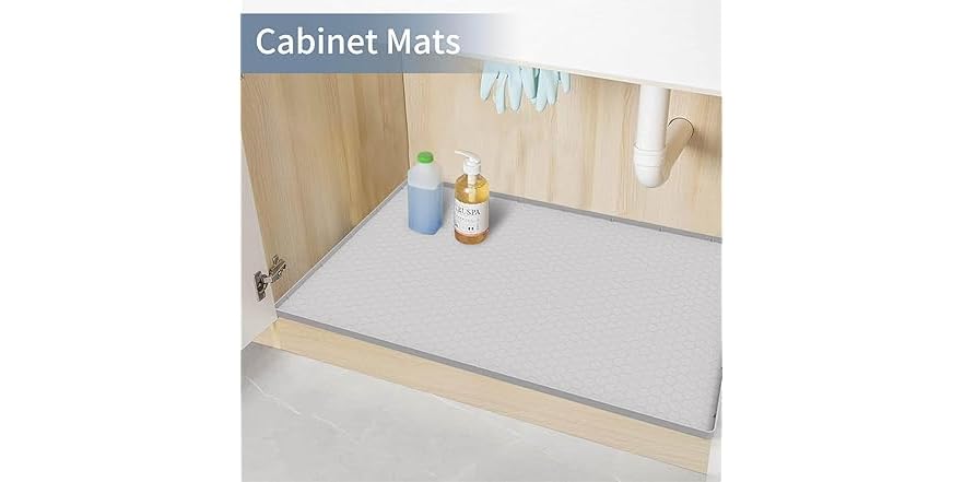 True Zen Casa Under Sink Mat for Kitchen Waterproof