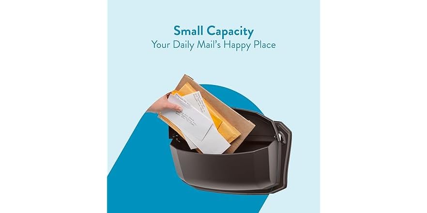ARCHITECTURAL MAILBOXES 2541RZ-10 Villa Wall Mount Mailbox (Open Box)