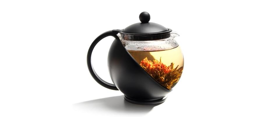 Primula 40oz Glass Teapot with 39 Flowering Teas