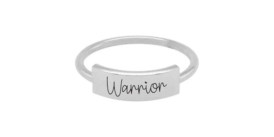 Pink Box Inspirational ID Rings