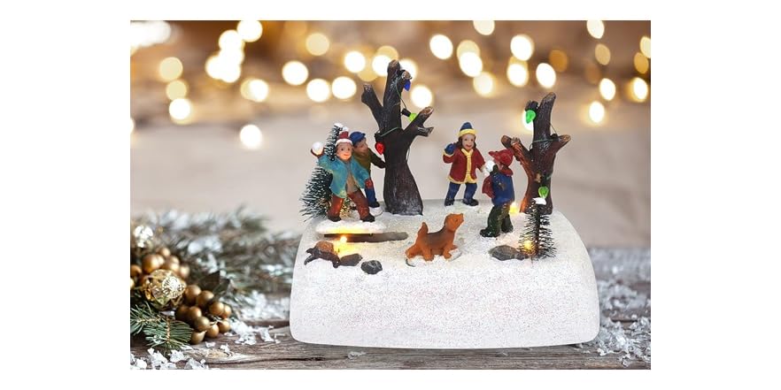 Christmas Village Snowball Fight